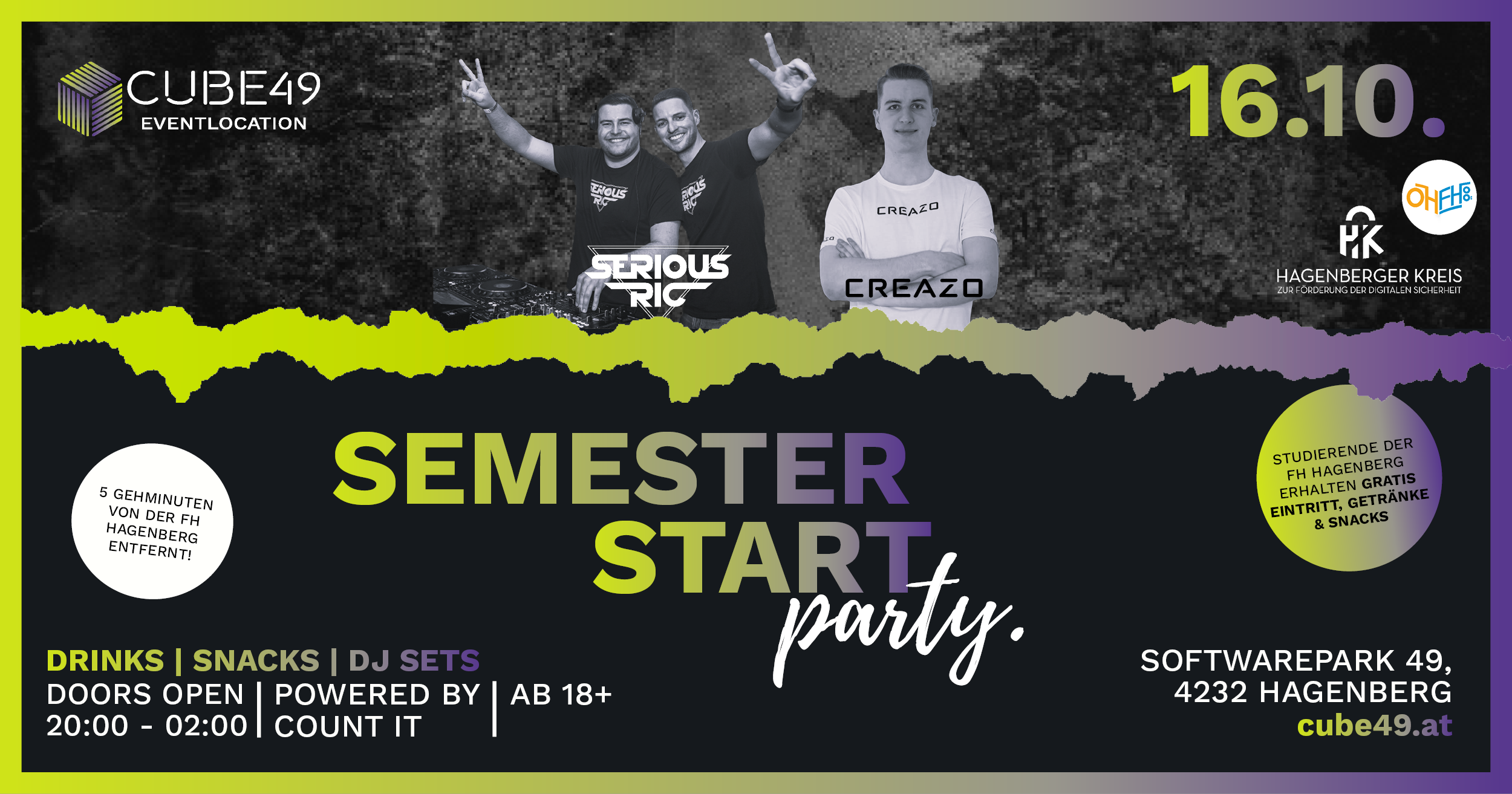 Semesterstartparty 2025 - CUBE49